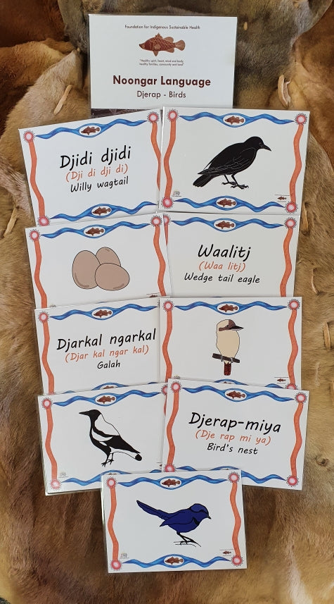 Noongar Language Flash Cards - Birds | FISH - Foundation for Indigenous ...