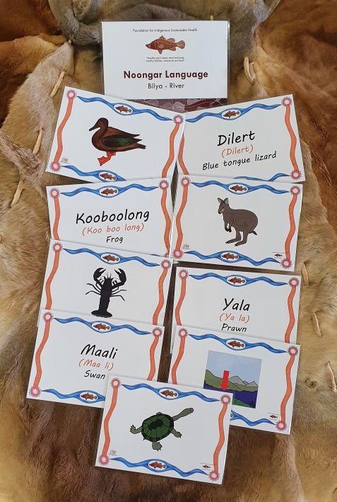 Noongar Language Flash Cards - River | FISH - Foundation for Indigenous ...